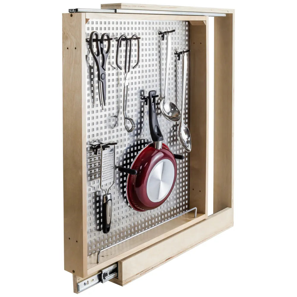 Peg Board Filler Pullout for 3" or 6" Base Cabinet. — DirectSinks