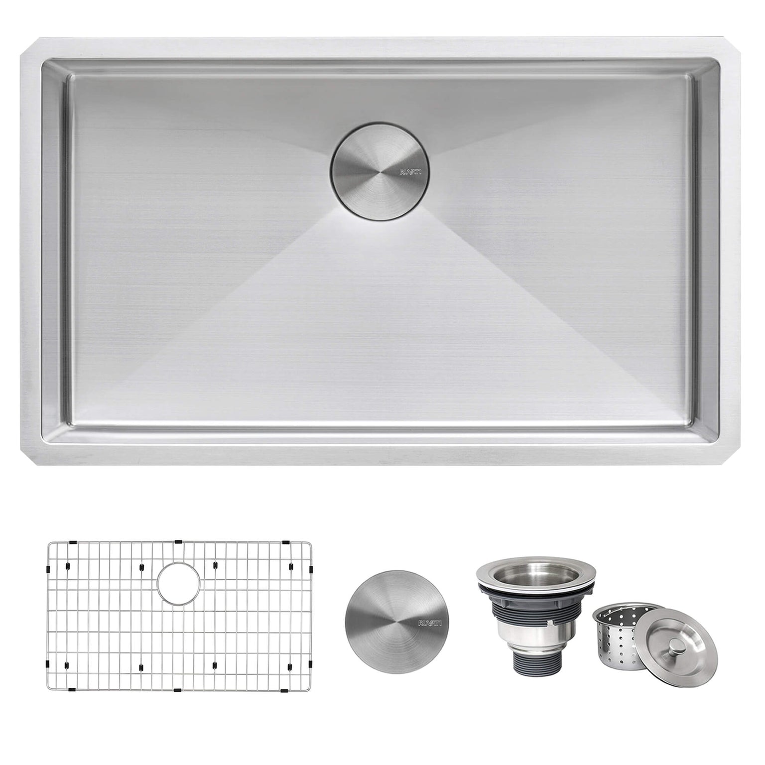 Ruvati Kitchen, Prep, Bathroom, and RV sinks. High quality stainless ...