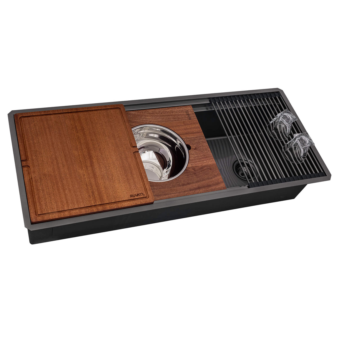 Ruvati Kitchen, Prep, Bathroom, and RV sinks. High quality stainless ...